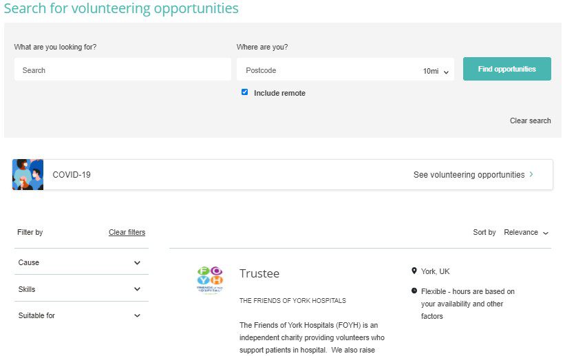 Support for Volunteer Managers - York CVS