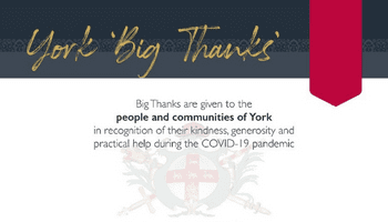 Send a 'Big Thanks' to someone who you feel deserves recognition - York CVS