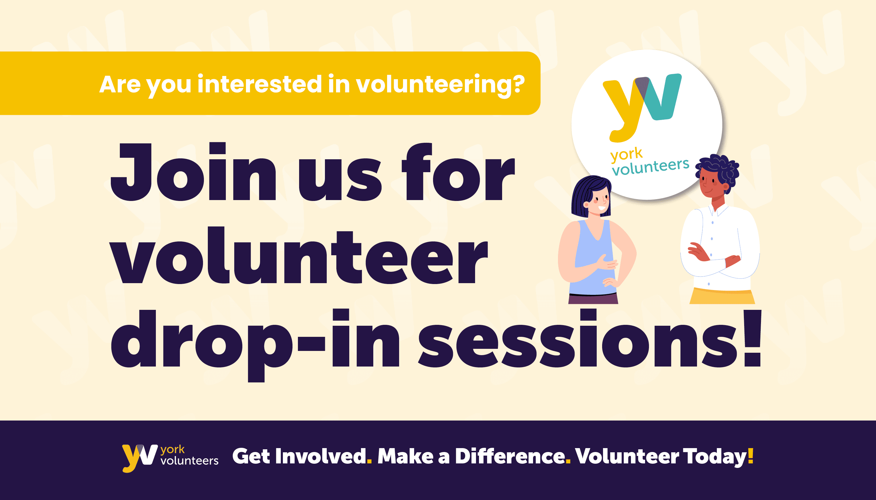 Are you interested in Volunteering? Drop-in to York Volunteers Centre ...