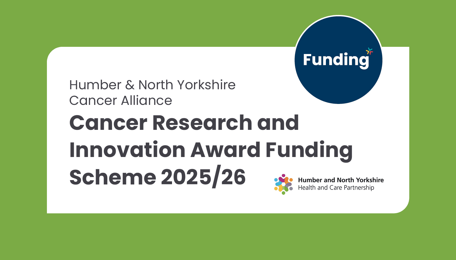 Cancer Research and Innovation Award - York CVS